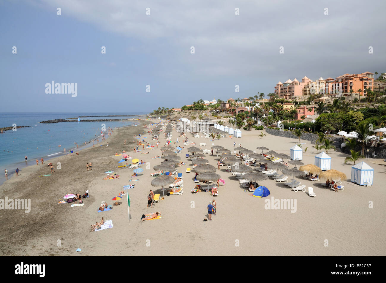 Playa del Duque beach, Canary Island Tenerife, Spain Stock Photo - Alamy