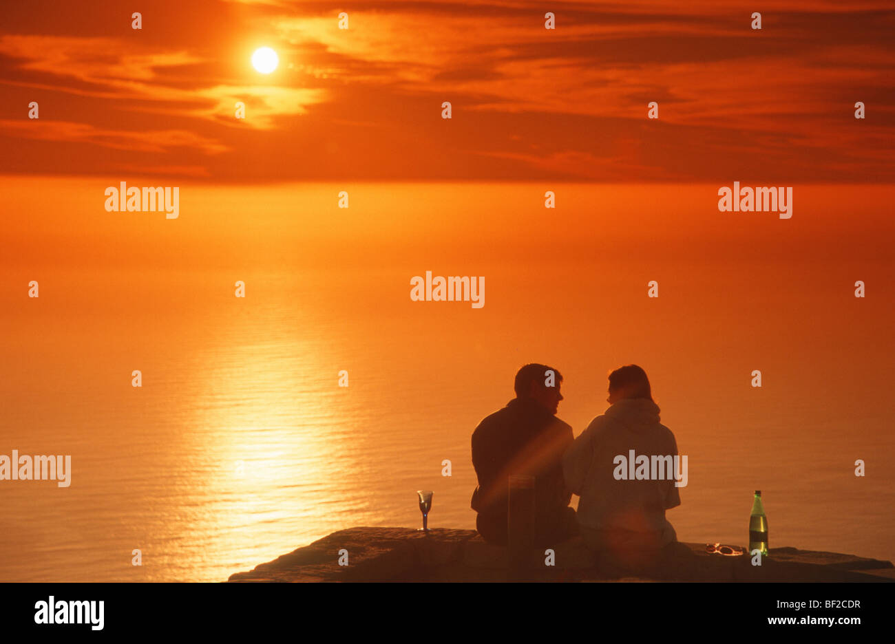 Sunset table mountain hi-res stock photography and images - Alamy