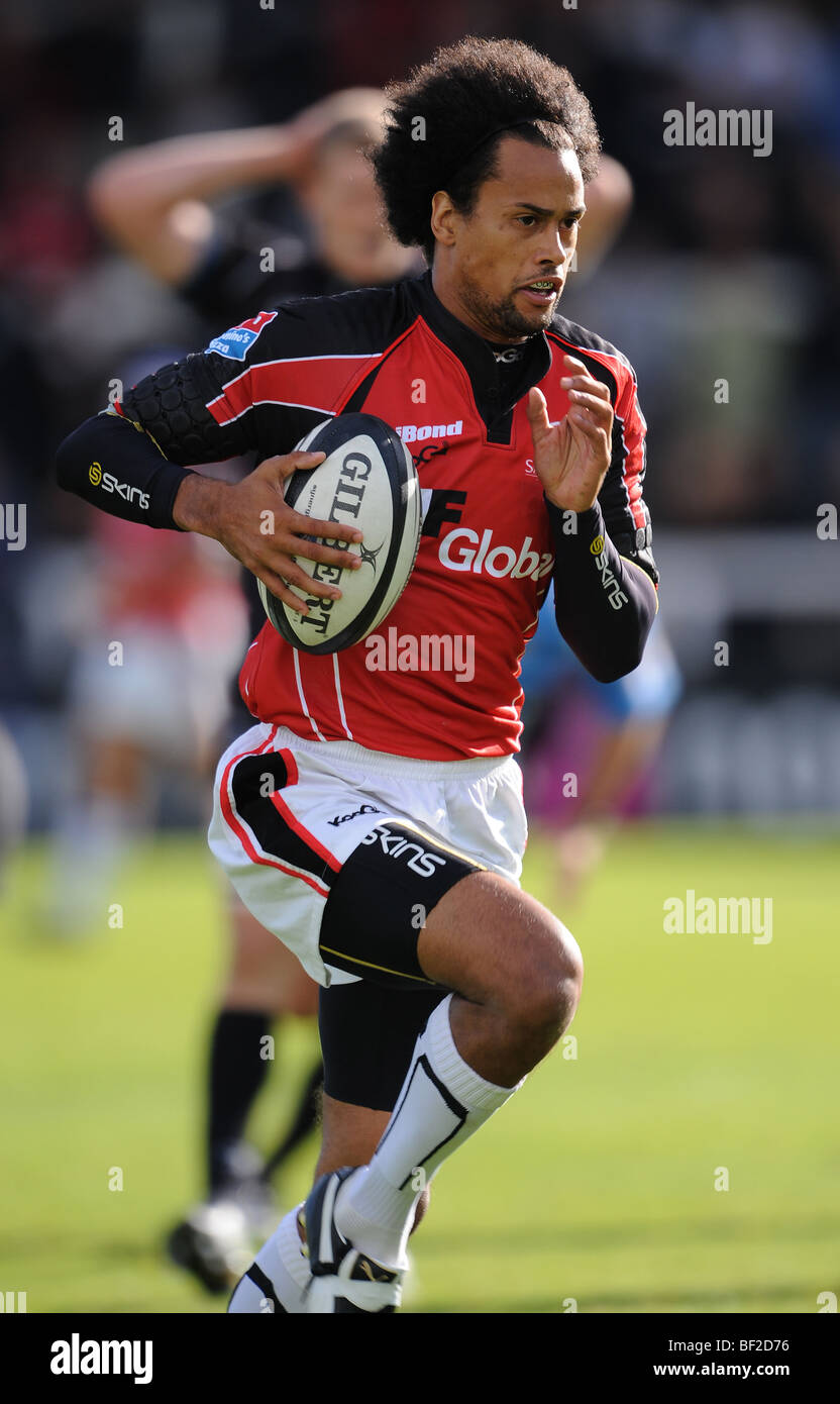 NOAH CATO SARACENS RUFC KINGSTON PARK NEWCASTLE ENGLAND 04 October 2009 ...