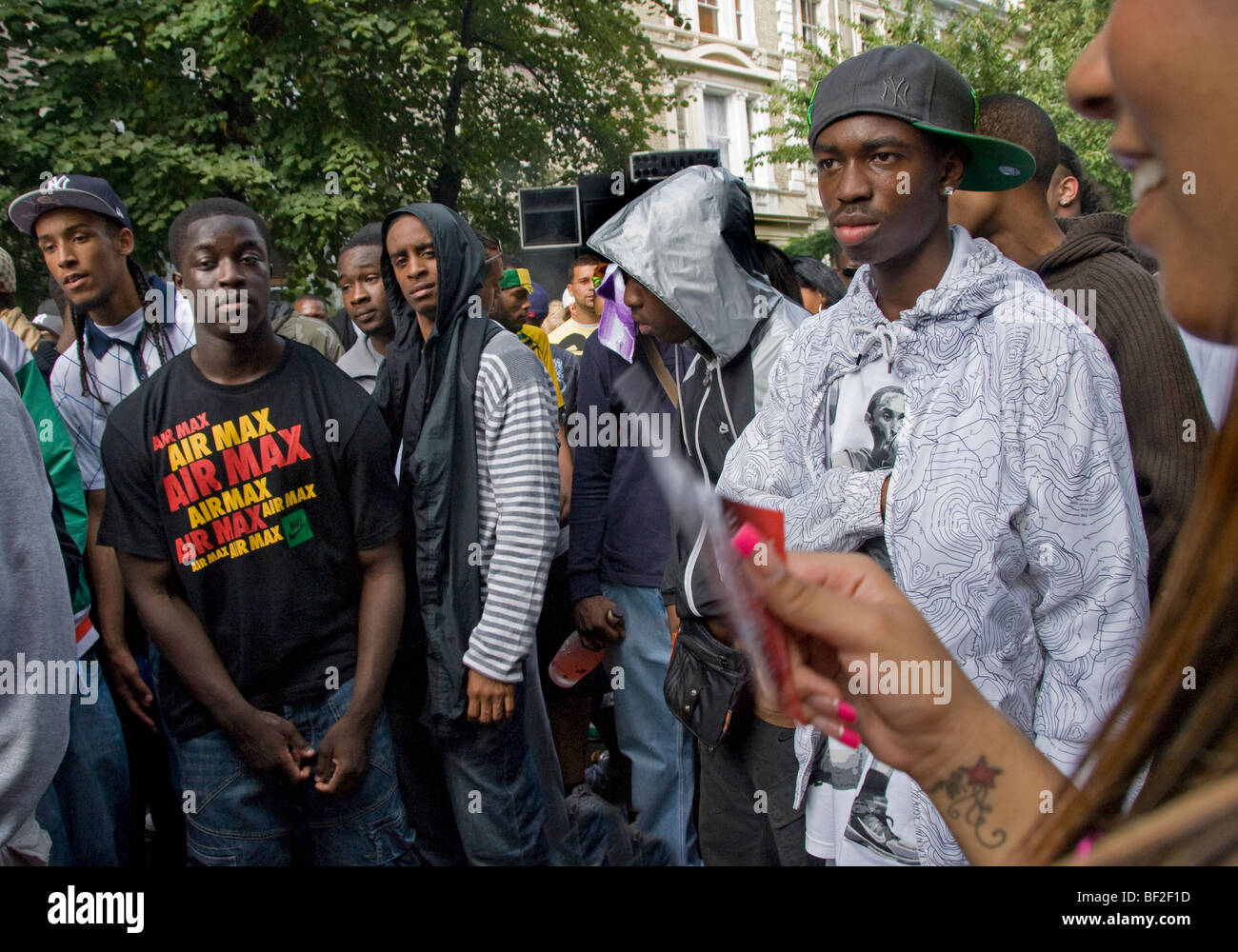 street parties in the backstreets during annual Notting Hill festival ...