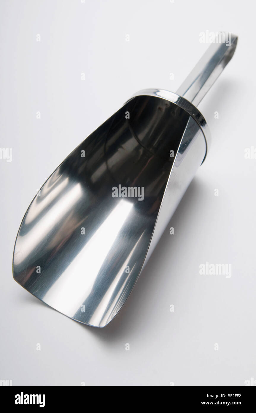 Close-up of a metal scoop Stock Photo - Alamy