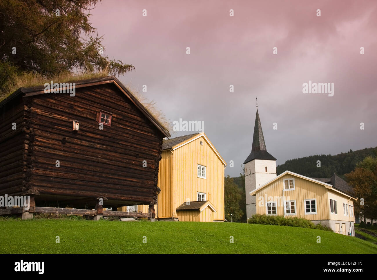 Norway Selbu church Stock Photo - Alamy