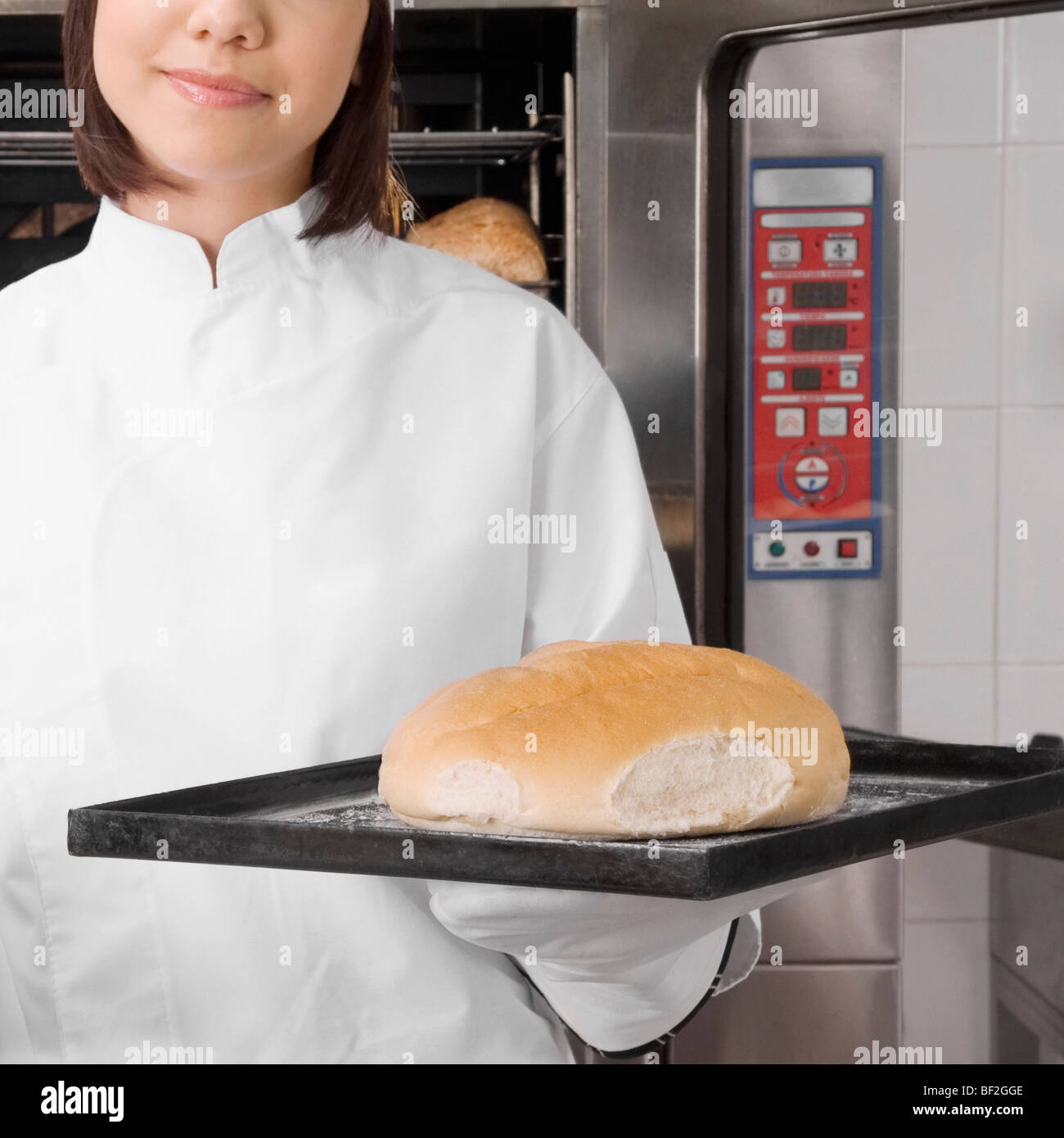 Female chef brown hair in hi-res stock photography and images - Alamy