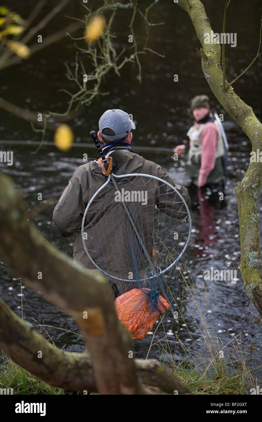Fly Fishing on the north tyne river at bellingham northumberland ...