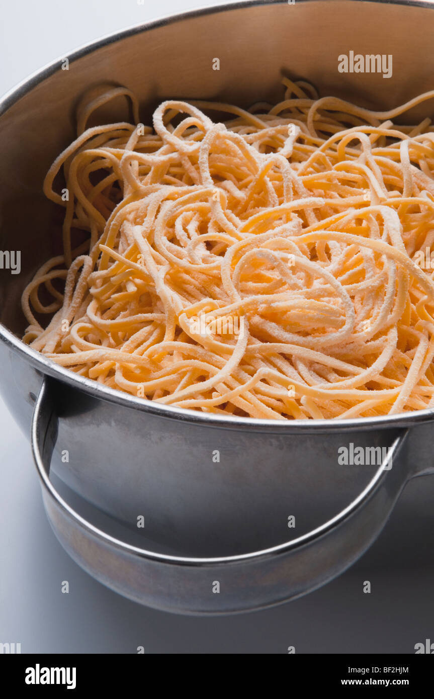 Close-up of spaghetti Stock Photo - Alamy