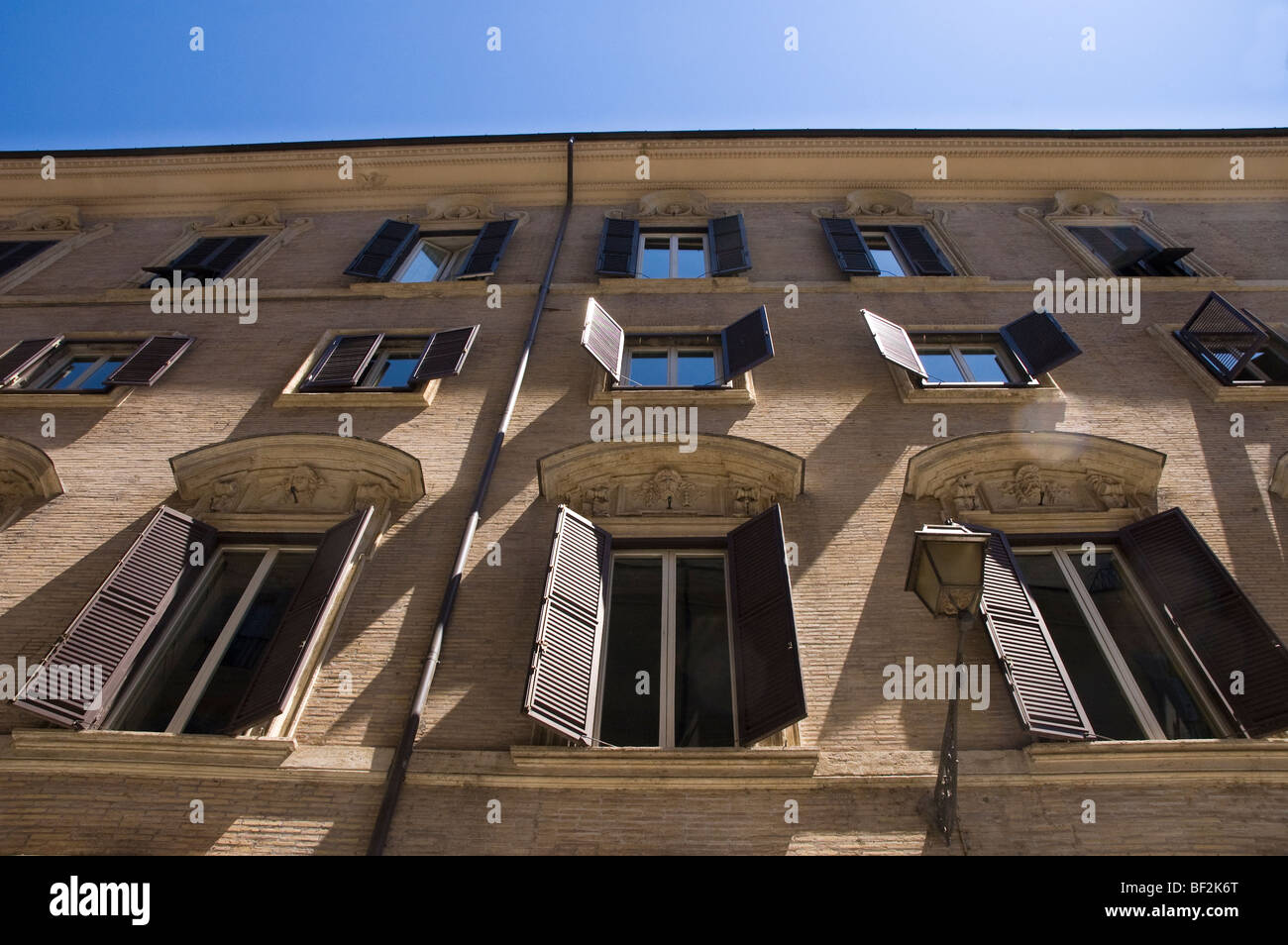 Tall buildings with shadow windows hi-res stock photography and images ...