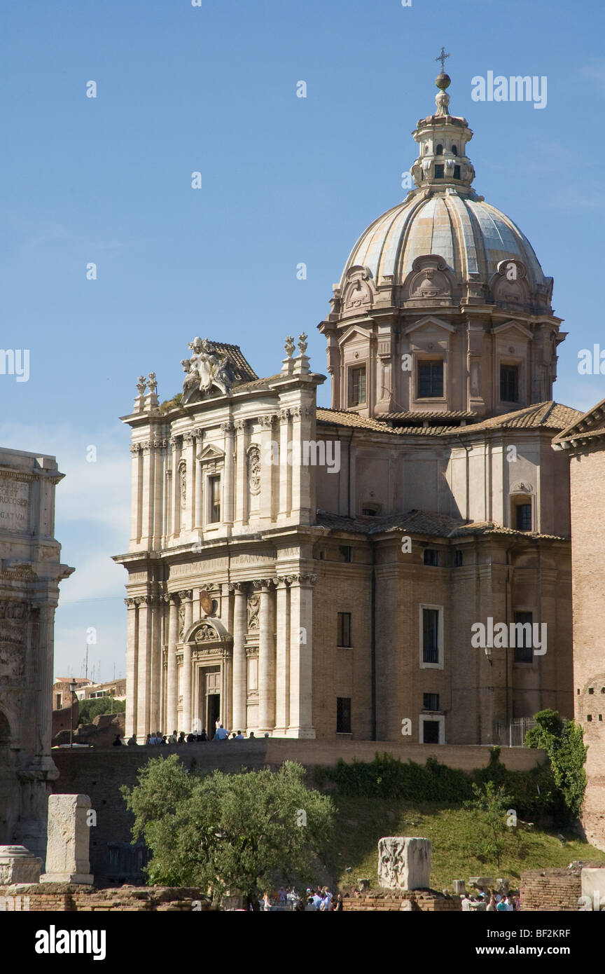 Church of Santi Luca e Martina in the roman forum A church just outside ...