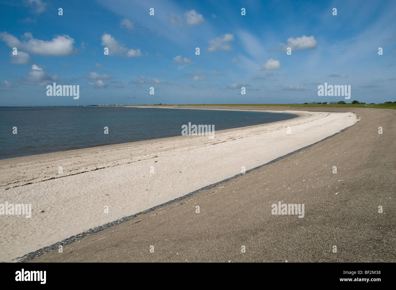 Dike Texel Netherlands Wadden Sea ( Waddenzee Stock Photo - Alamy
