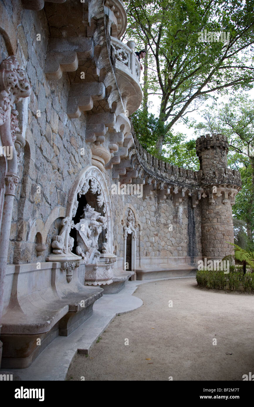 Portugal, Sintra, Regaleira Palace Stock Photo - Alamy
