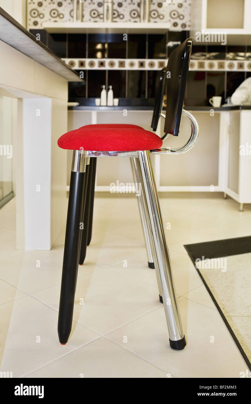 Chairs in the kitchen Stock Photo - Alamy