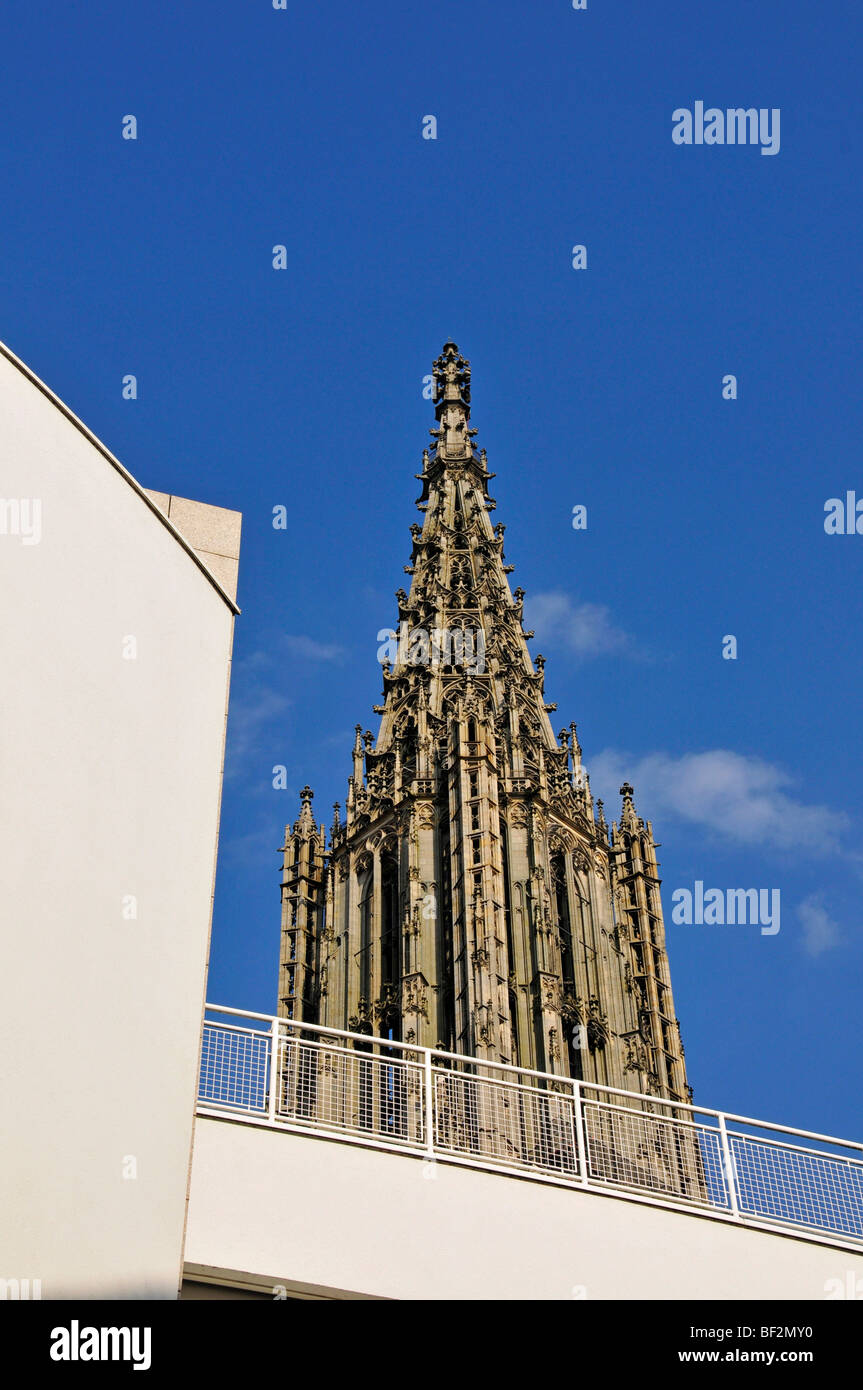 Ulm minster spire hi-res stock photography and images - Alamy