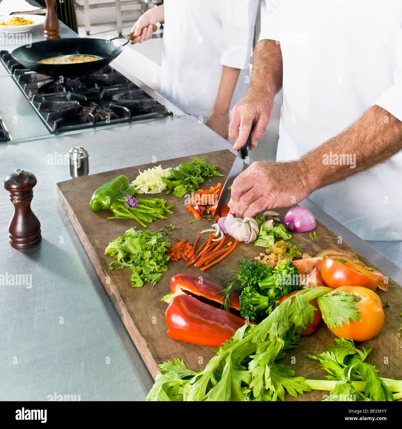 Hispanic chefs cooking in hi-res stock photography and images - Alamy