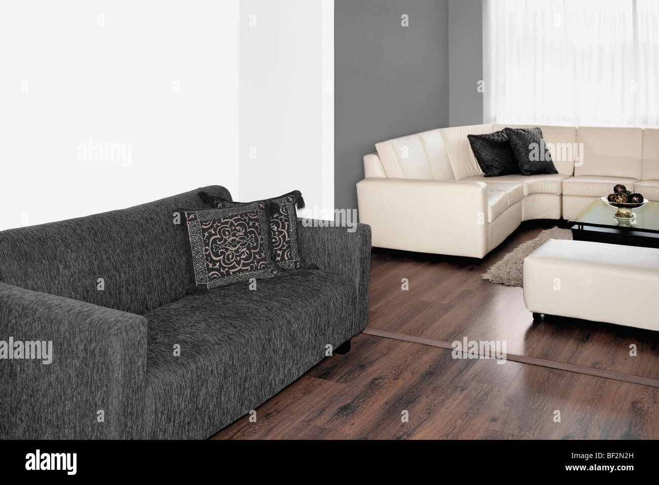 Interiors of a living room Stock Photo - Alamy
