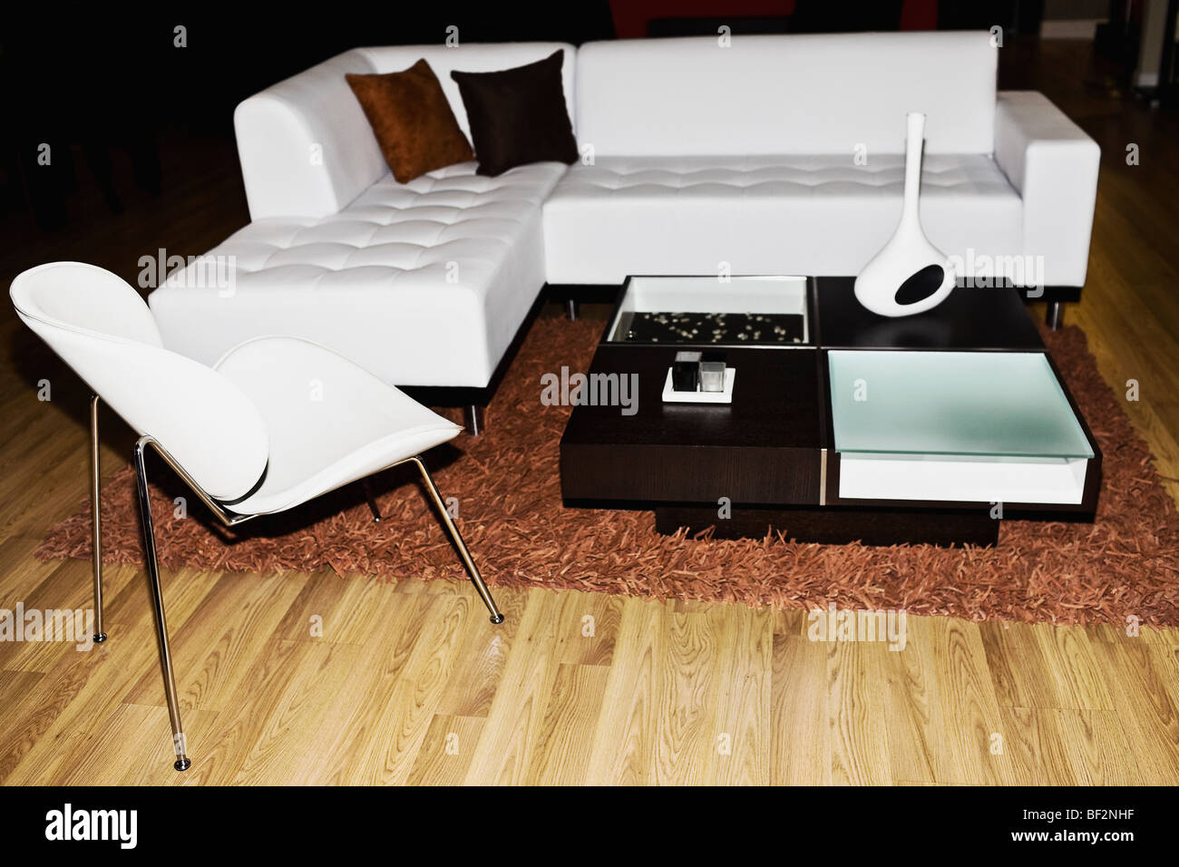 Interiors of a living room Stock Photo - Alamy