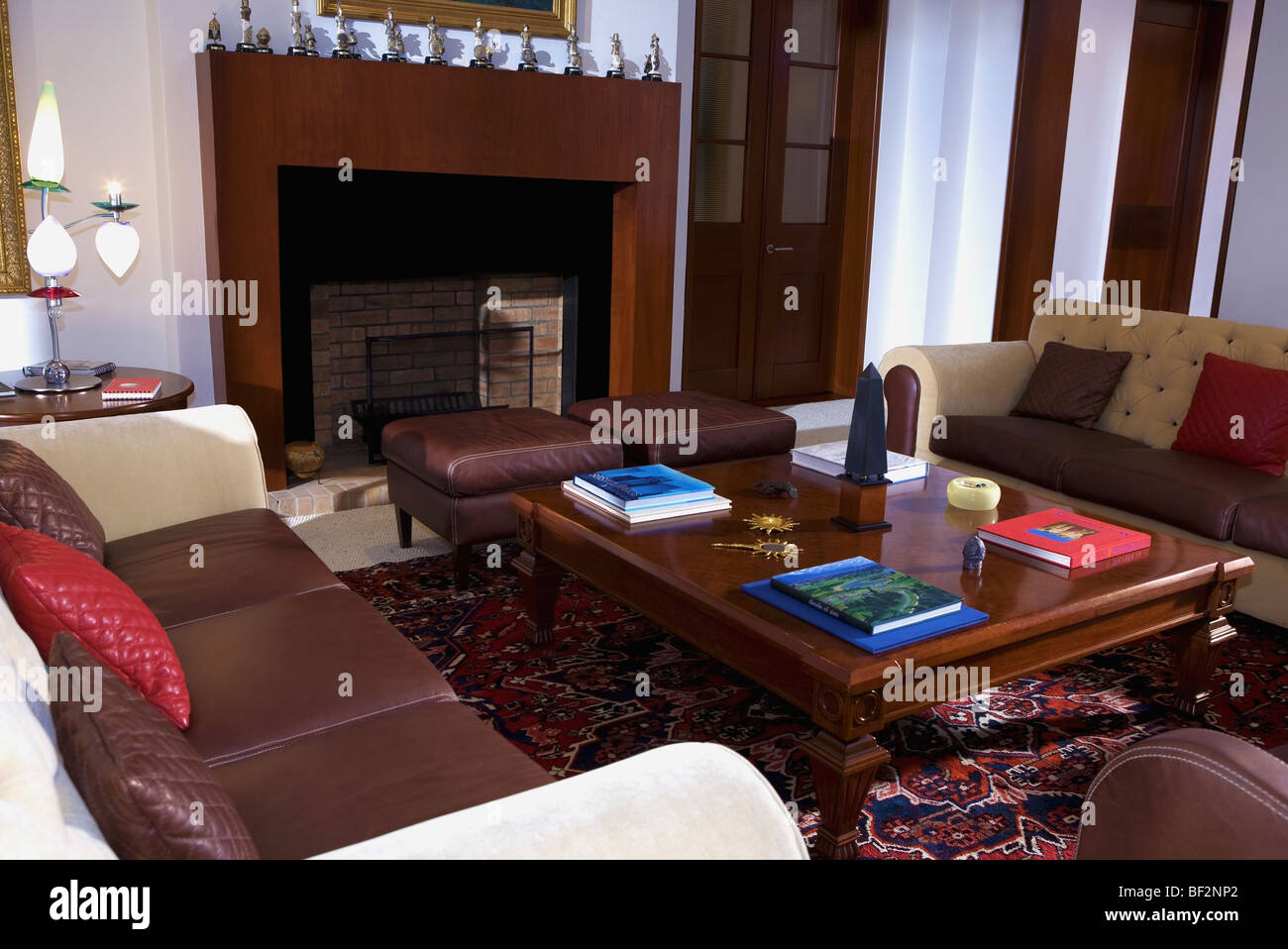 Interiors of a living room Stock Photo - Alamy