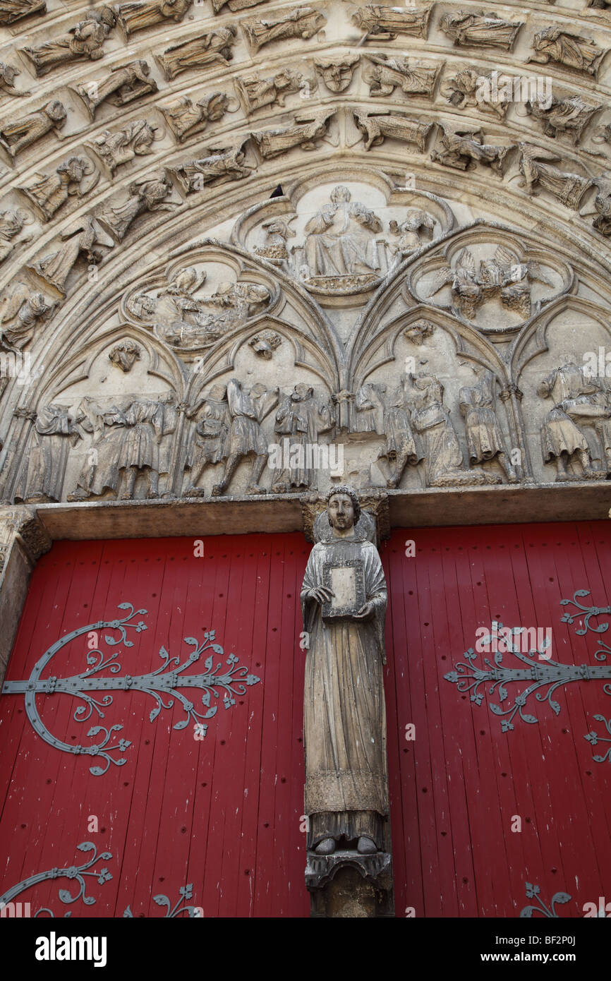 France Sens Cathedral Stock Photo - Alamy