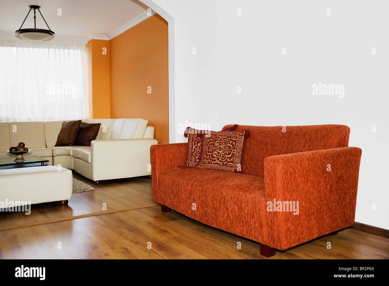 Interiors of a living room Stock Photo - Alamy