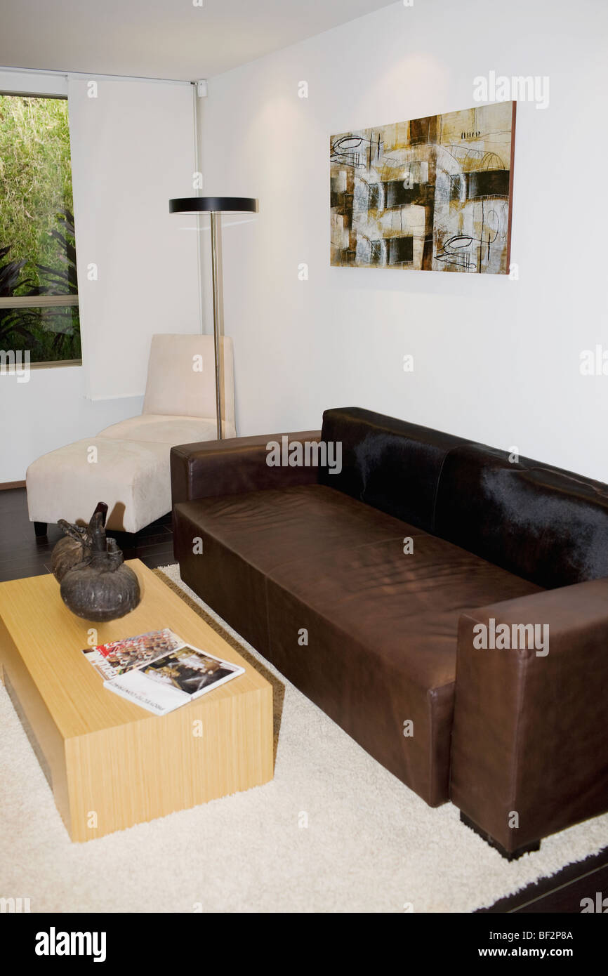 Interiors of a living room Stock Photo - Alamy