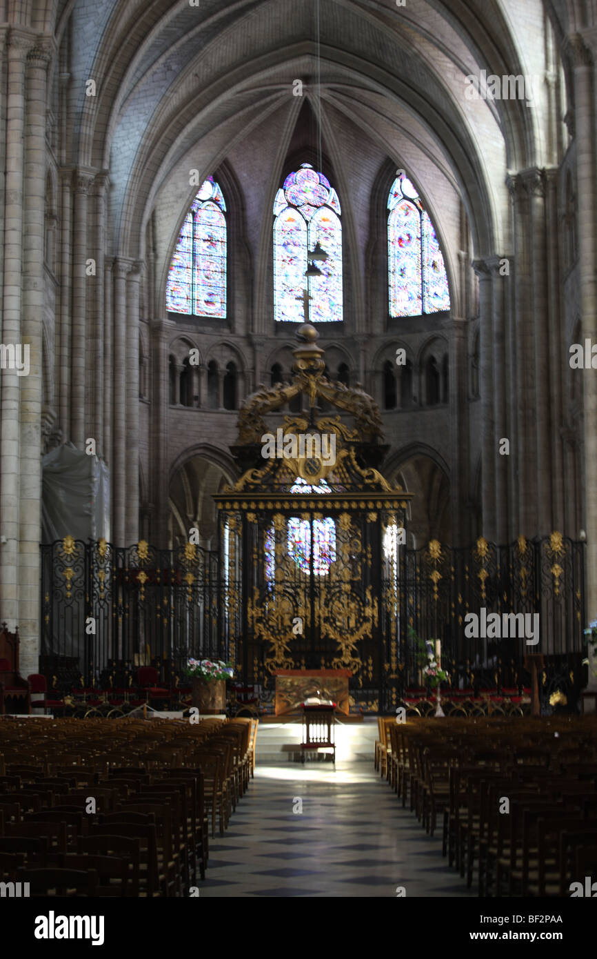 France Sens Cathedral Stock Photo - Alamy