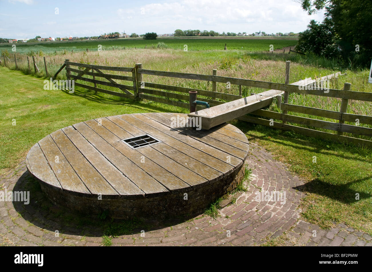 Orphan's wells Texel VOC Golden Age Water well Stock Photo - Alamy