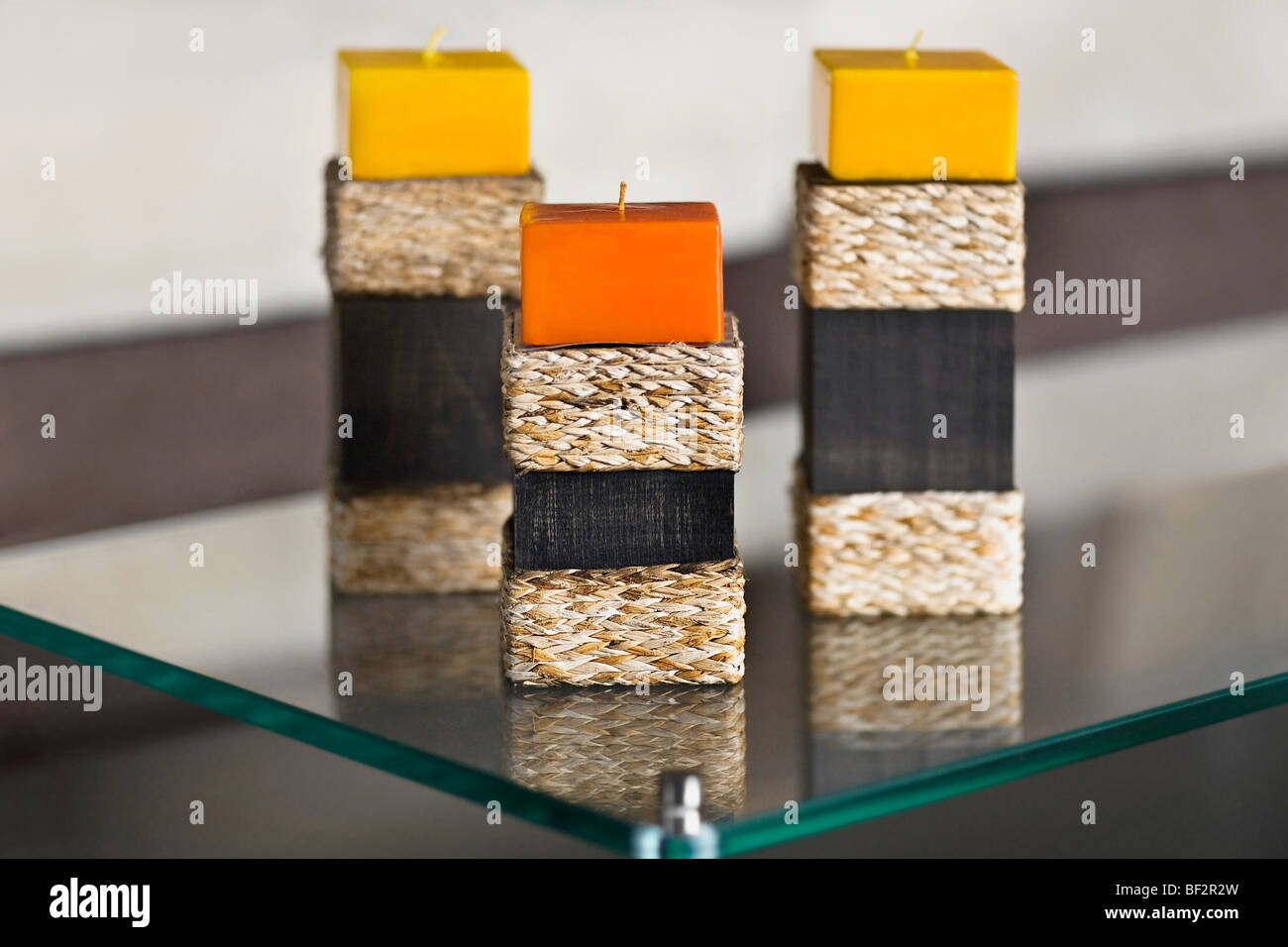 Amber candles hi-res stock photography and images - Alamy