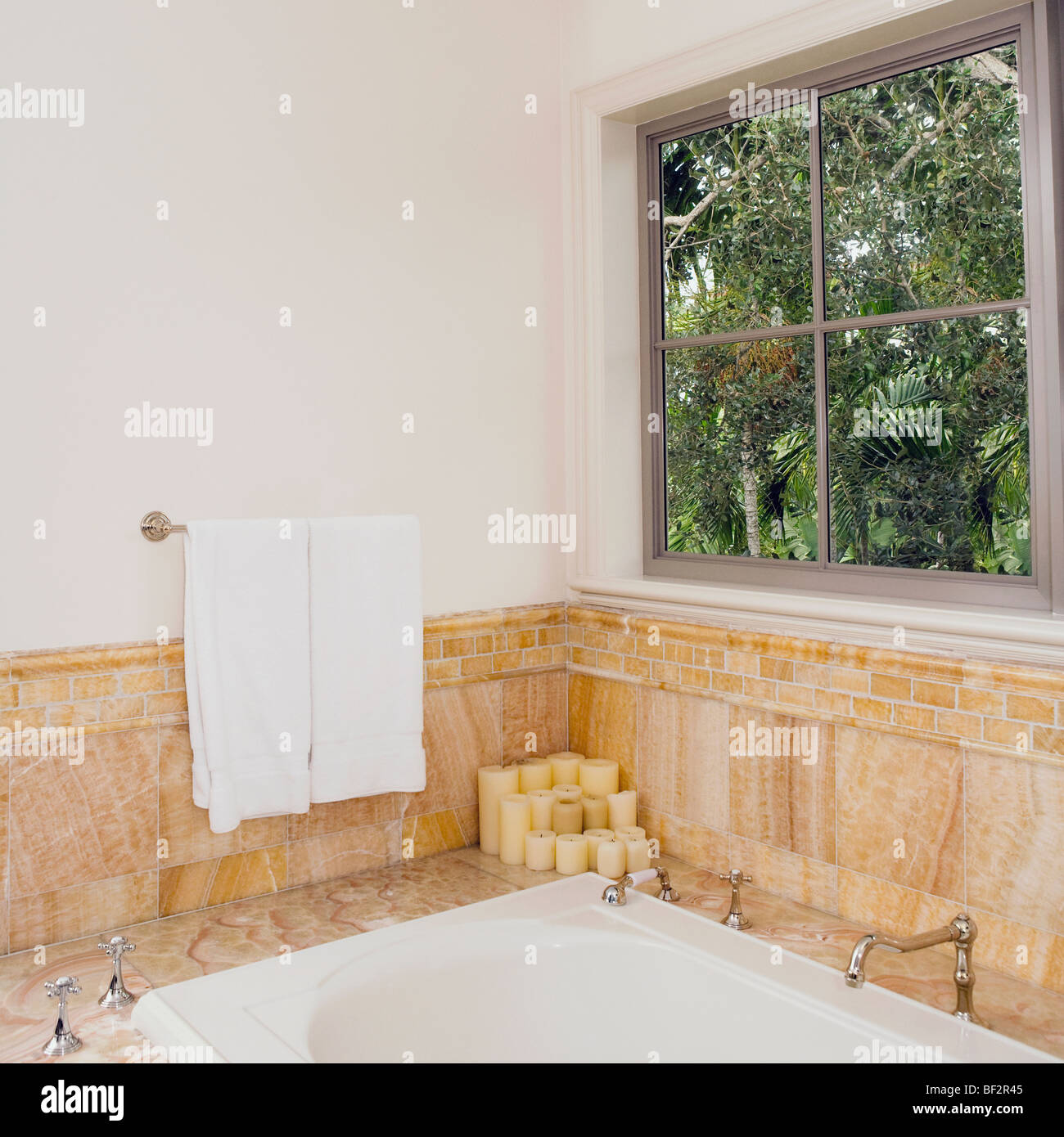 Bathtub in a bathroom Stock Photo - Alamy