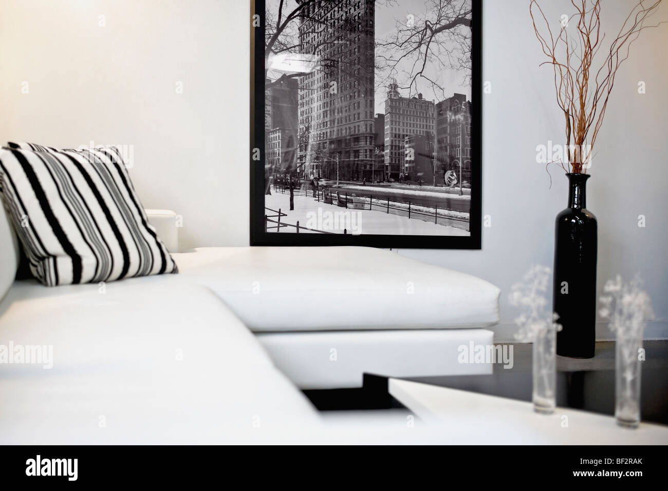 Interiors of a living room Stock Photo - Alamy