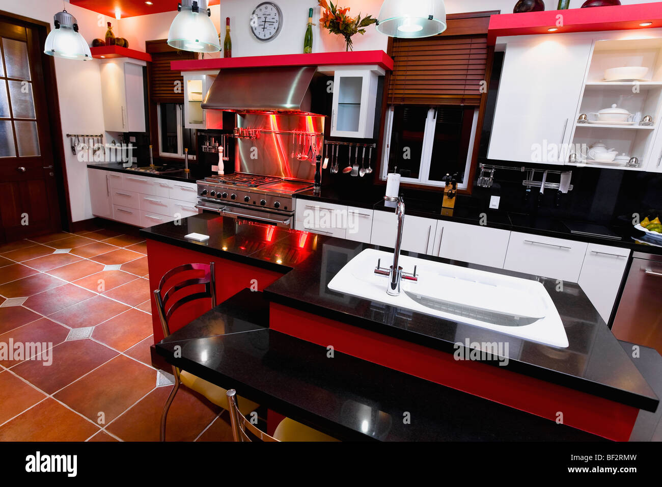 Interiors of the kitchen Stock Photo - Alamy