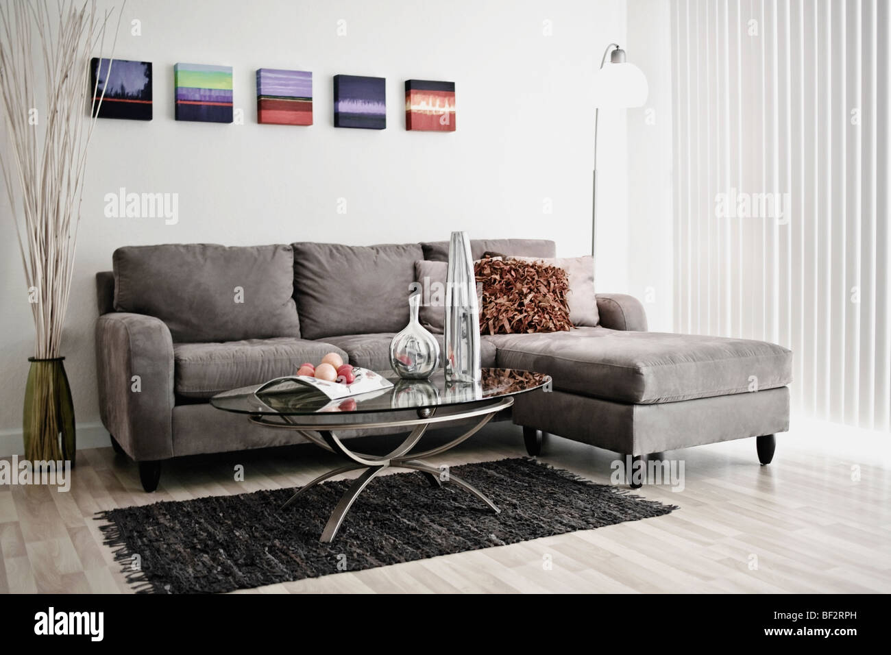 Interiors of a living room Stock Photo - Alamy