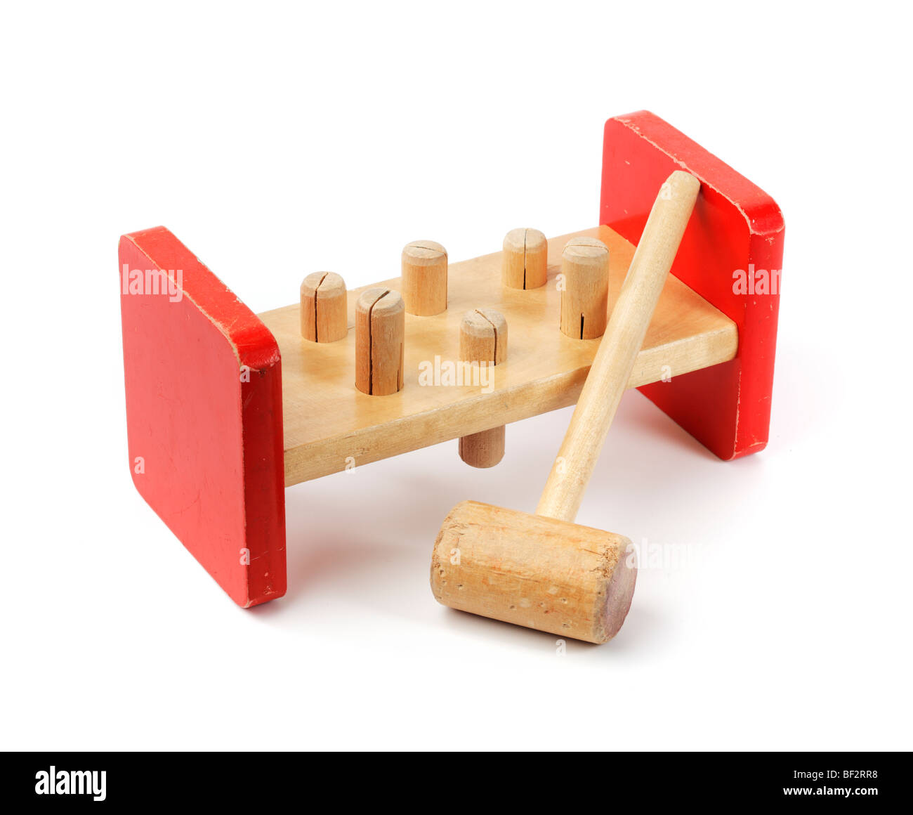 Old finnish wooden toy Stock Photo - Alamy