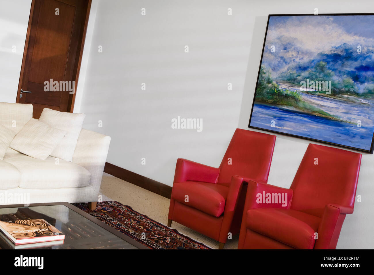 Interiors of a living room Stock Photo - Alamy