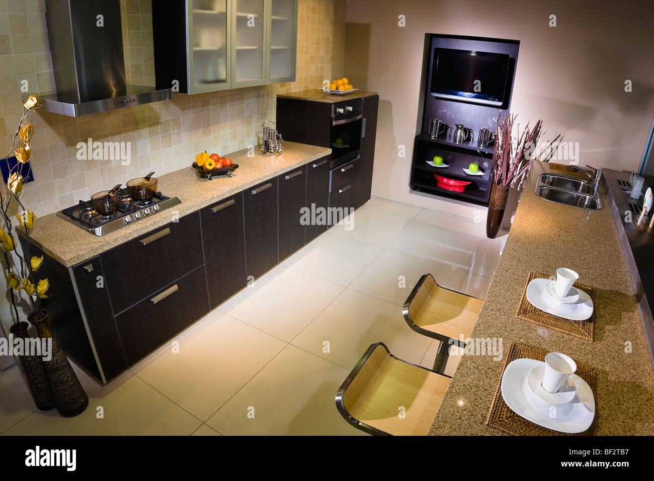 Interiors of the kitchen Stock Photo - Alamy