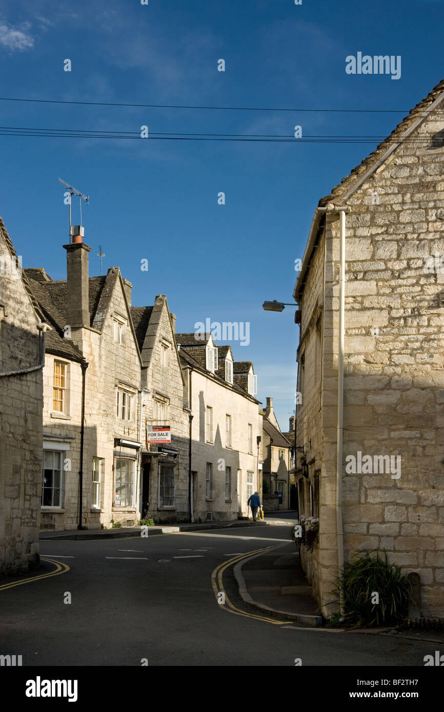 Buildings in the Cotswold village of Painswick, Gloucestershire ...