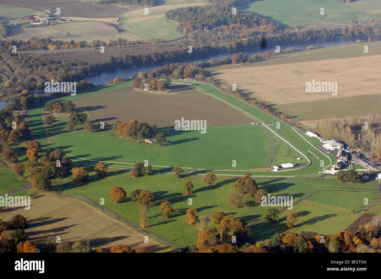 An aerial view of Perth race track Stock Photo - Alamy