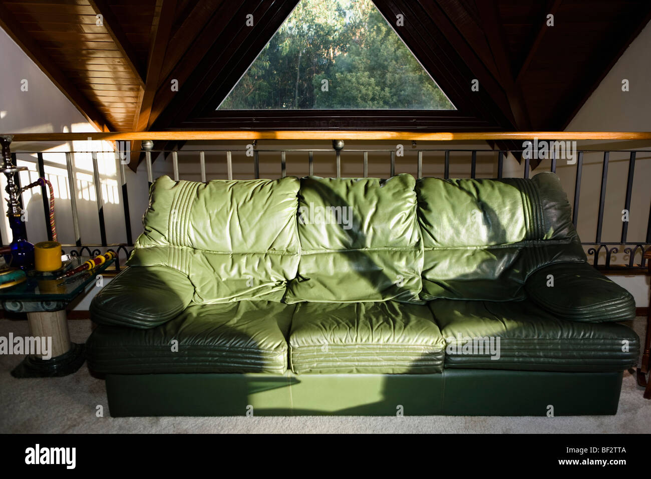 Couch in a living room Stock Photo - Alamy