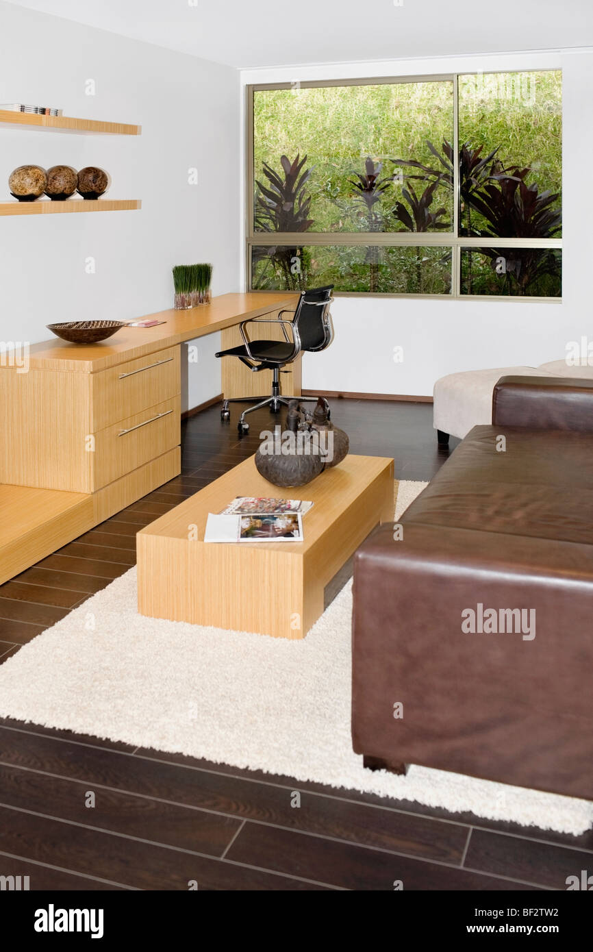 Interiors of a living room Stock Photo - Alamy