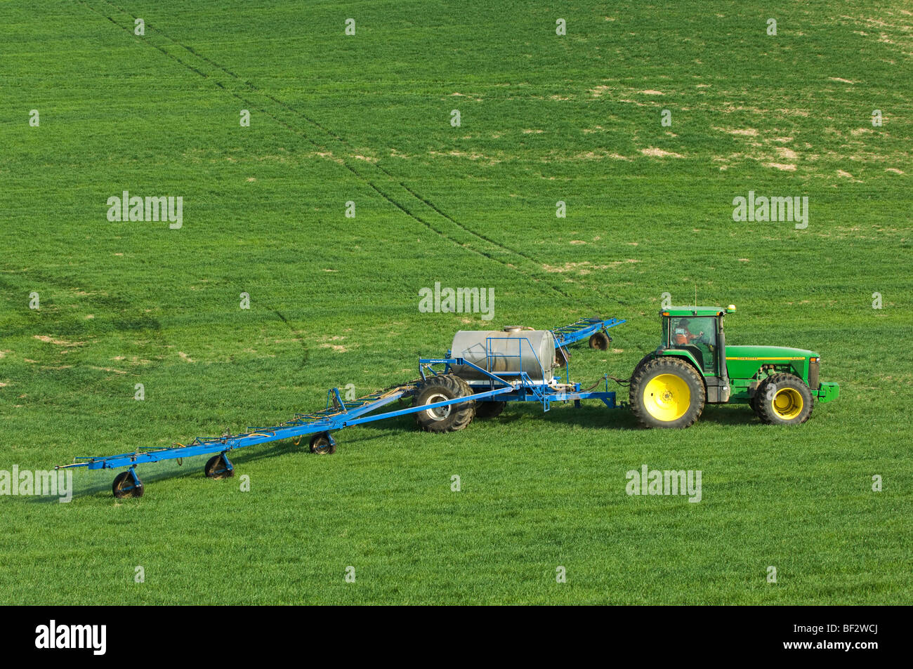 Herbicide spraying on weeds control hi-res stock photography and images ...