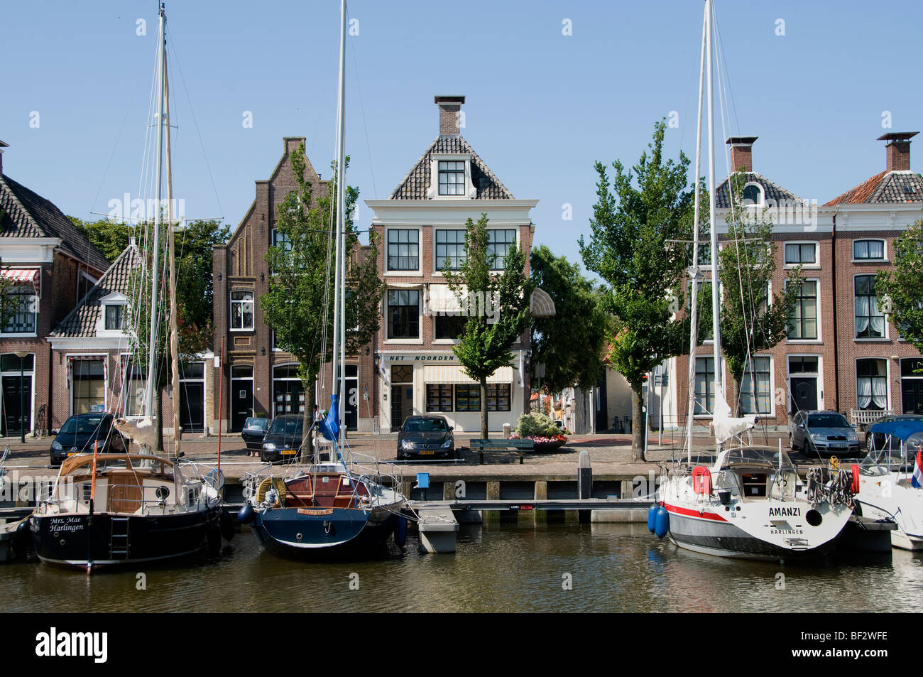 Harlingen Historic Town Port Friesland Netherlands Stock Photo - Alamy