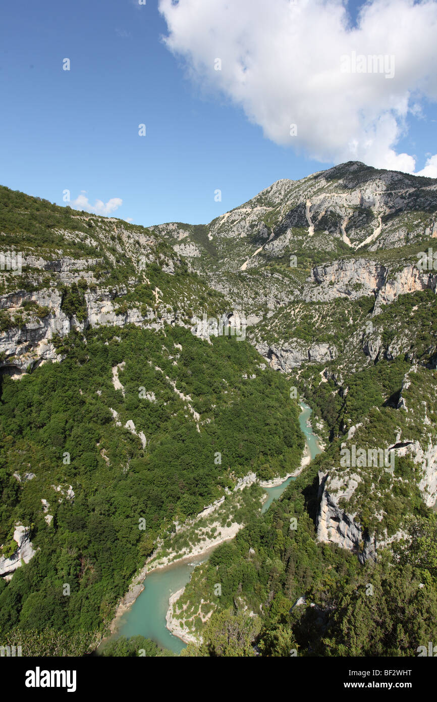France Verdun River Canyons Lake Stock Photo - Alamy