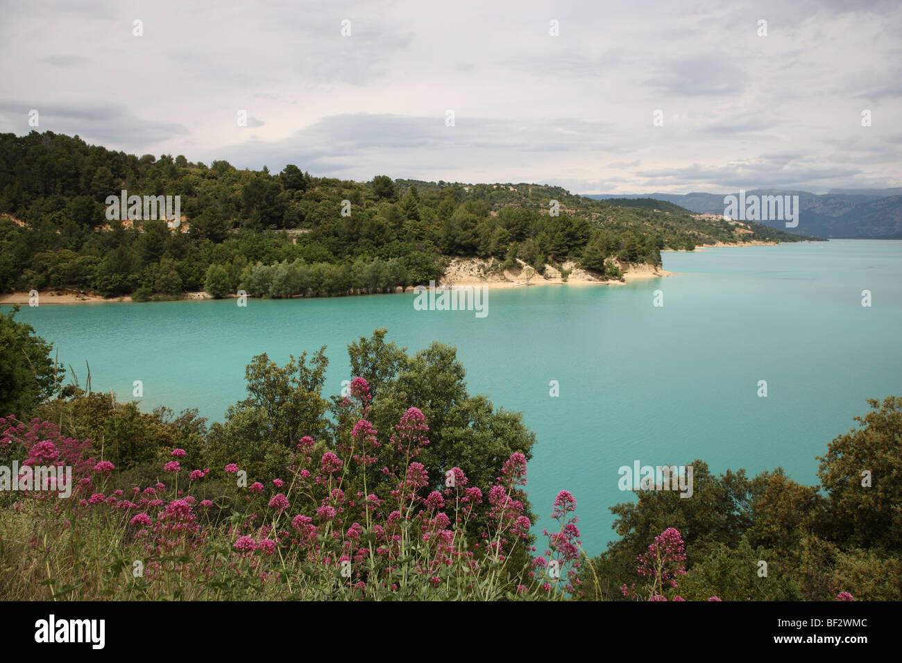 France Verdun River Canyons Lake Stock Photo - Alamy
