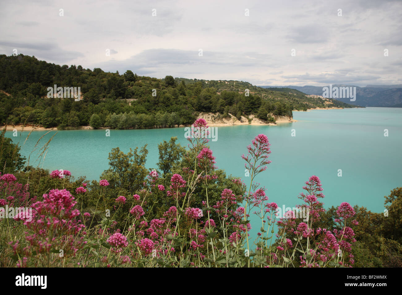 France Verdun River Canyons Lake Stock Photo - Alamy