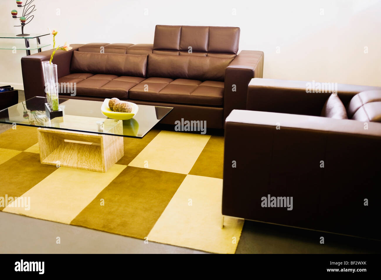 Interiors of a living room Stock Photo - Alamy