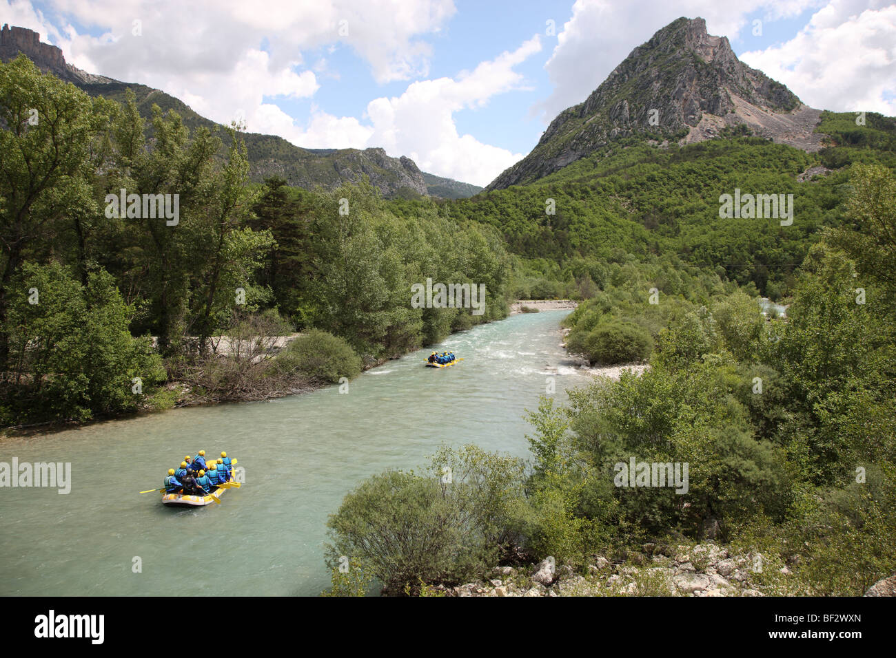 France Verdun River Canyons Lake Stock Photo - Alamy