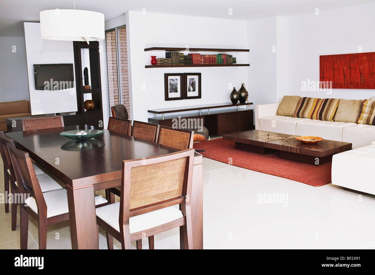 Interiors of a living room Stock Photo - Alamy