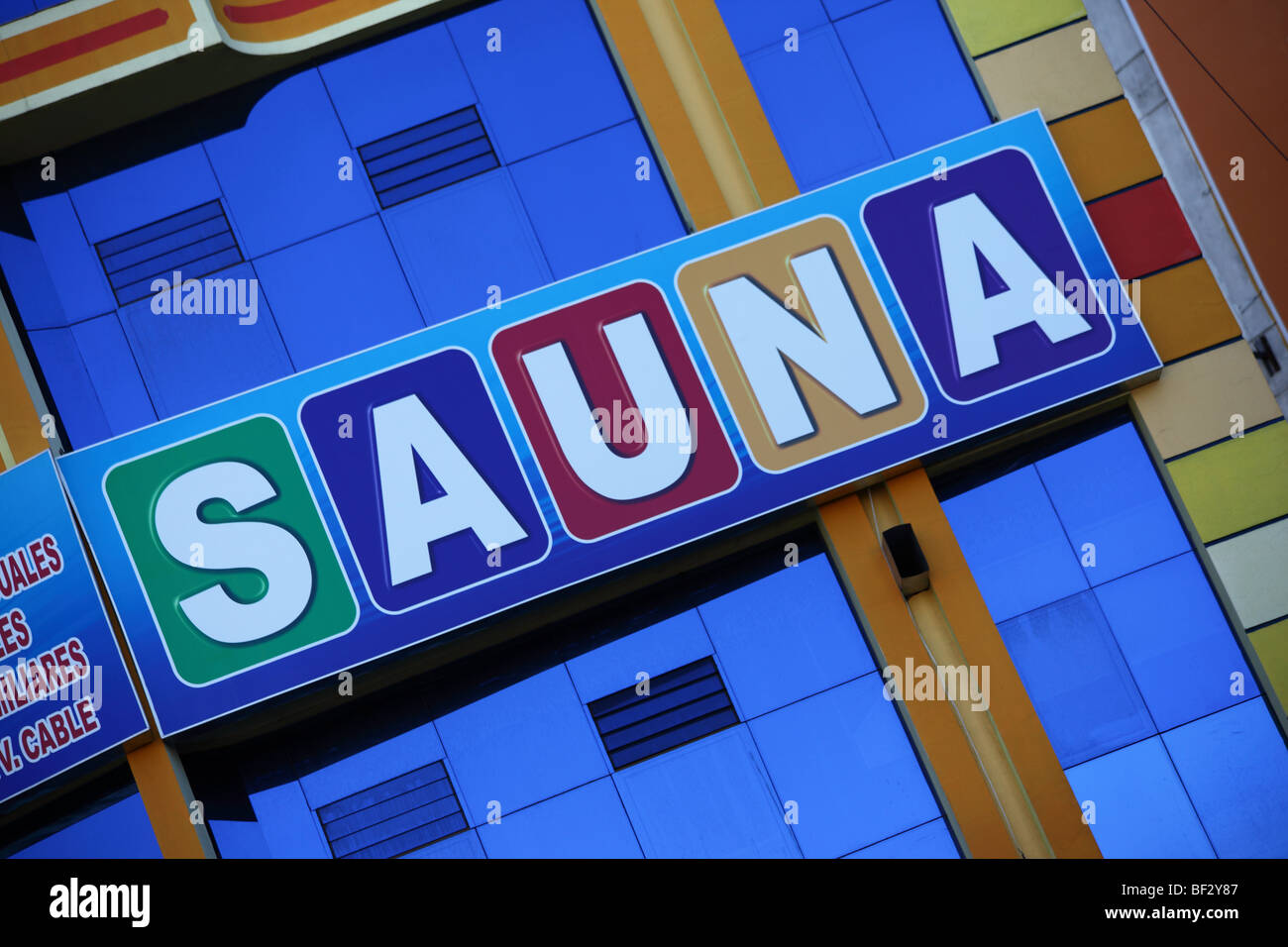 Sauna sign hi-res stock photography and images - Alamy