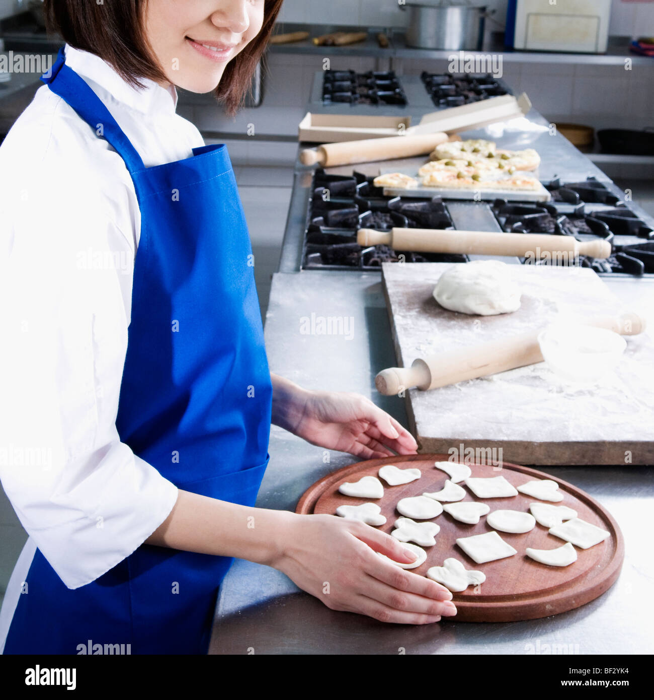 Female chef brown hair in hi-res stock photography and images - Alamy