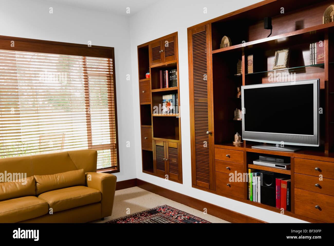Interiors of a living room Stock Photo - Alamy