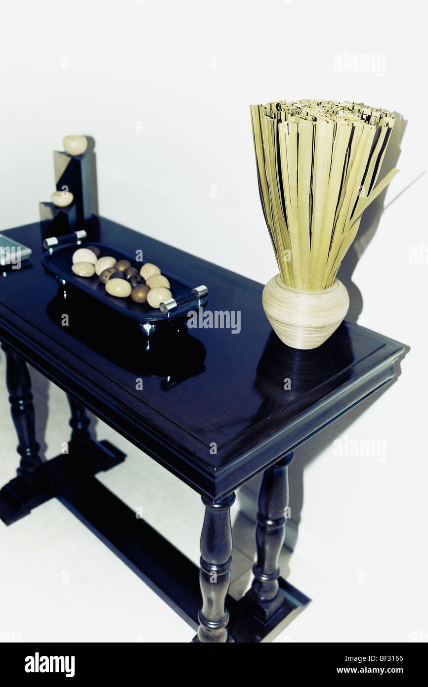 Showpieces on a table Stock Photo - Alamy
