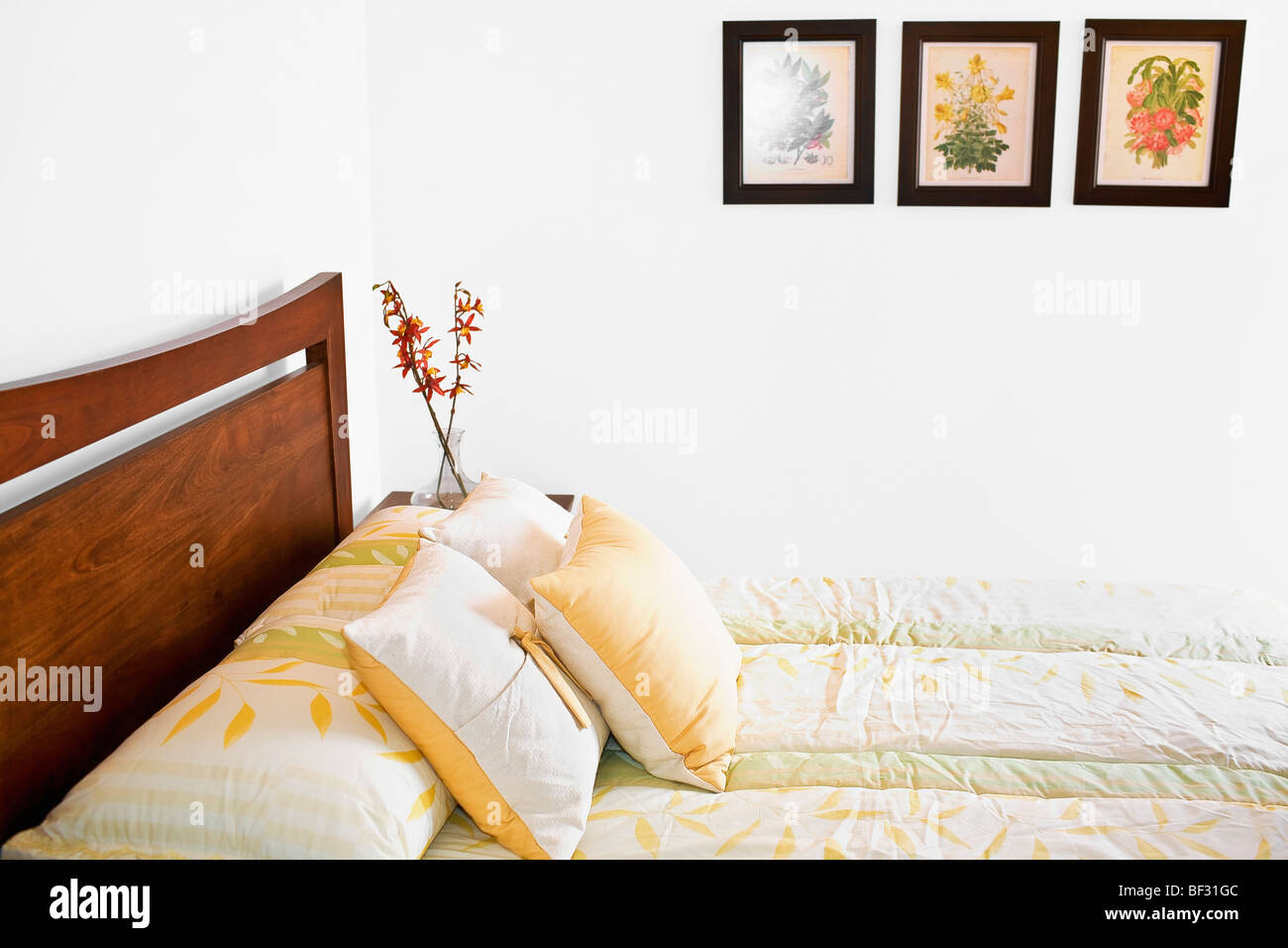 Interiors of a bedroom Stock Photo - Alamy