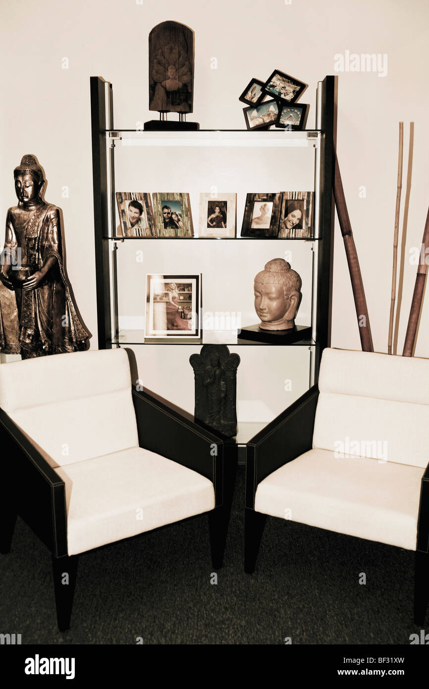 Artifacts on a shelf Stock Photo - Alamy